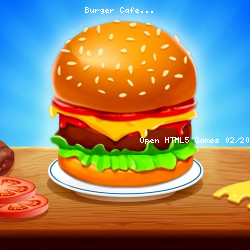 Burger Cafe Browser Games | Opem Html5 Games
